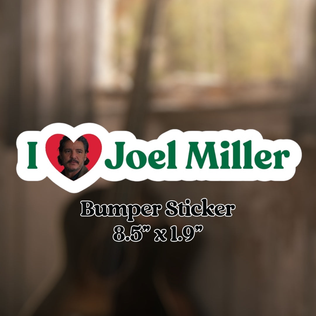I Heart Joel Miller Bumper Sticker – Studio Nena